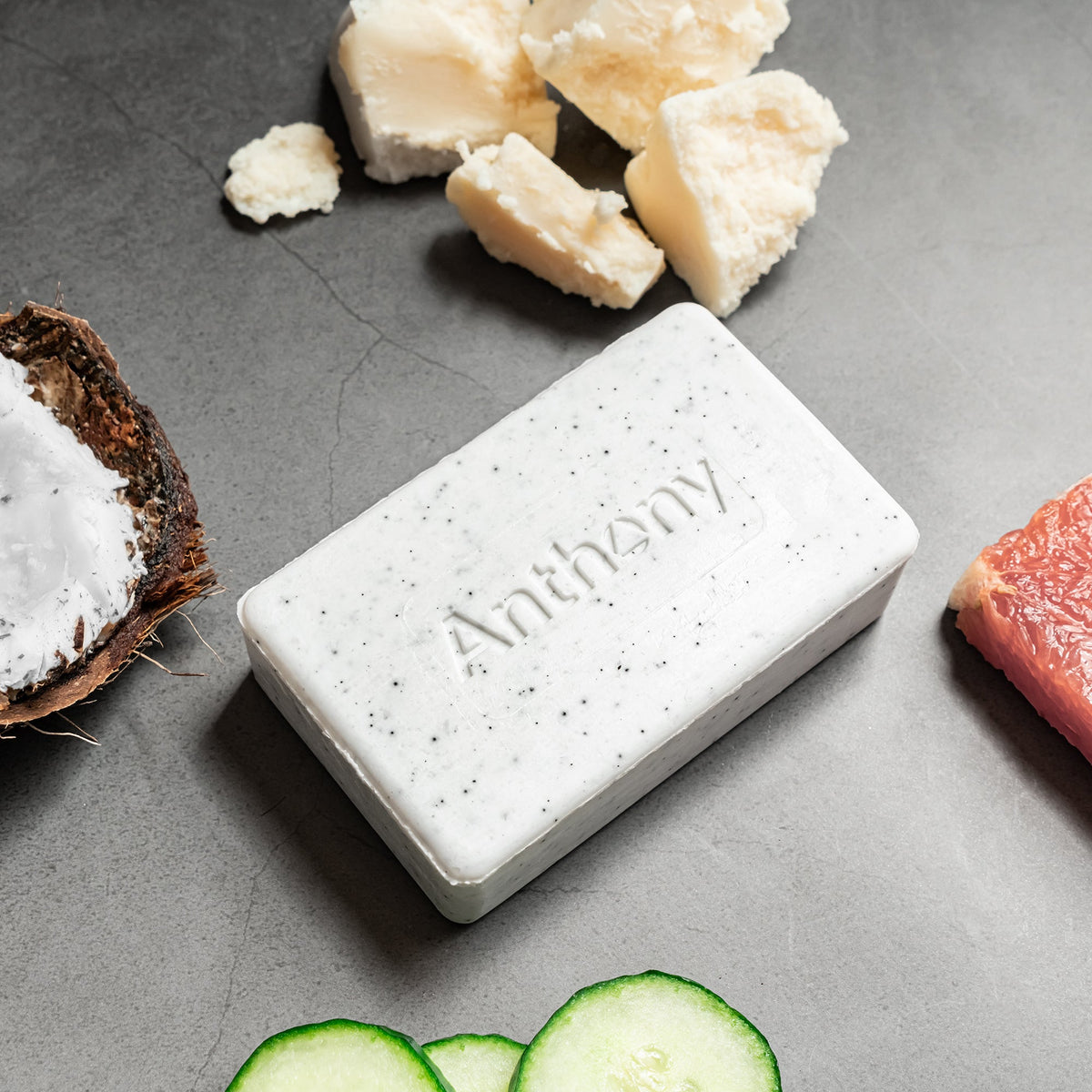 Exfoliating + Cleansing Face and Body Bar Soap - Anthony Skincare For Men